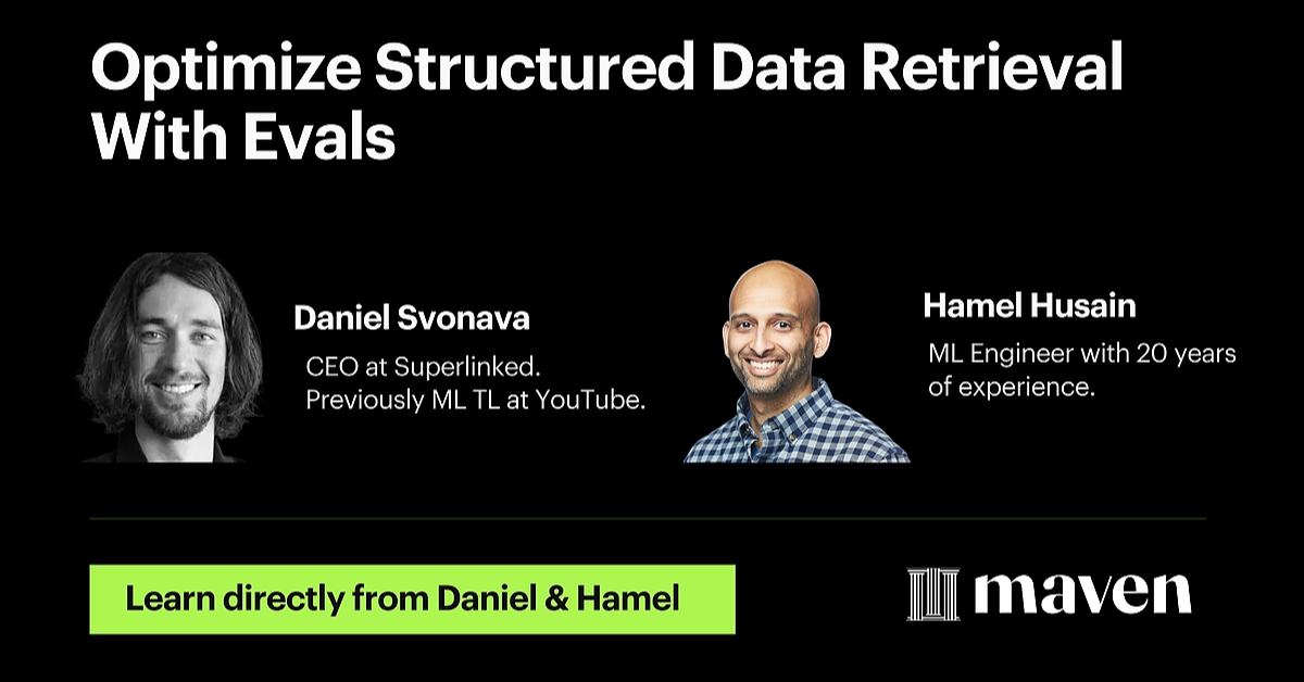 Optimize Structured Data Retrieval With Evals